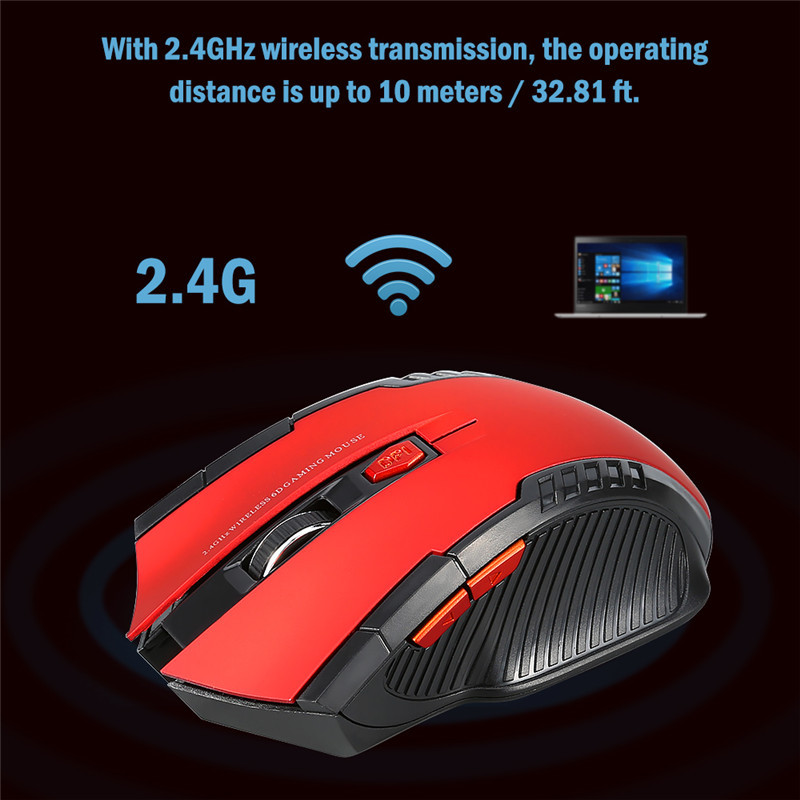Robotsky 2.4GHz Optical Mouse Gamer Mice for Noteb... – Grandado