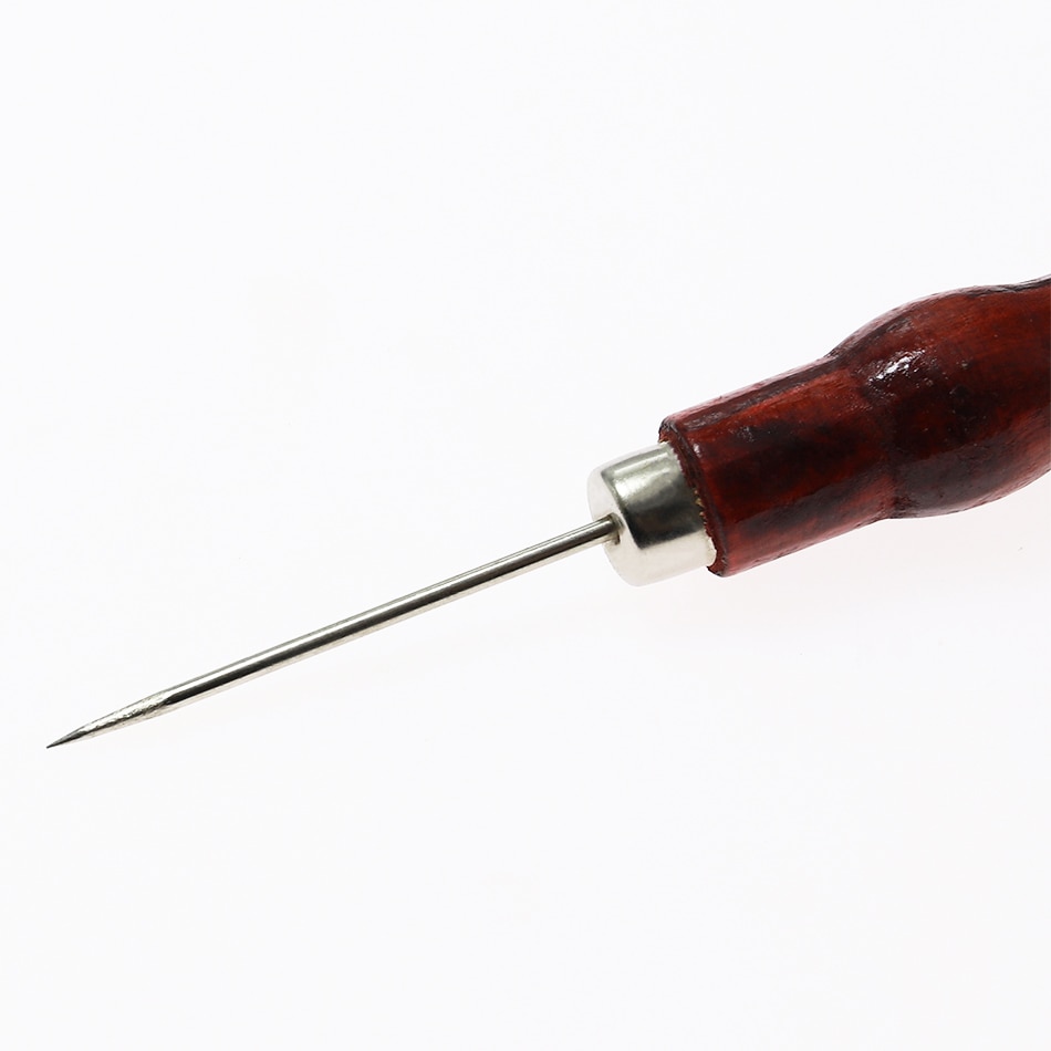 Needle Awl Wooden Handle Sewing Hand Stitcher Leat... – Grandado