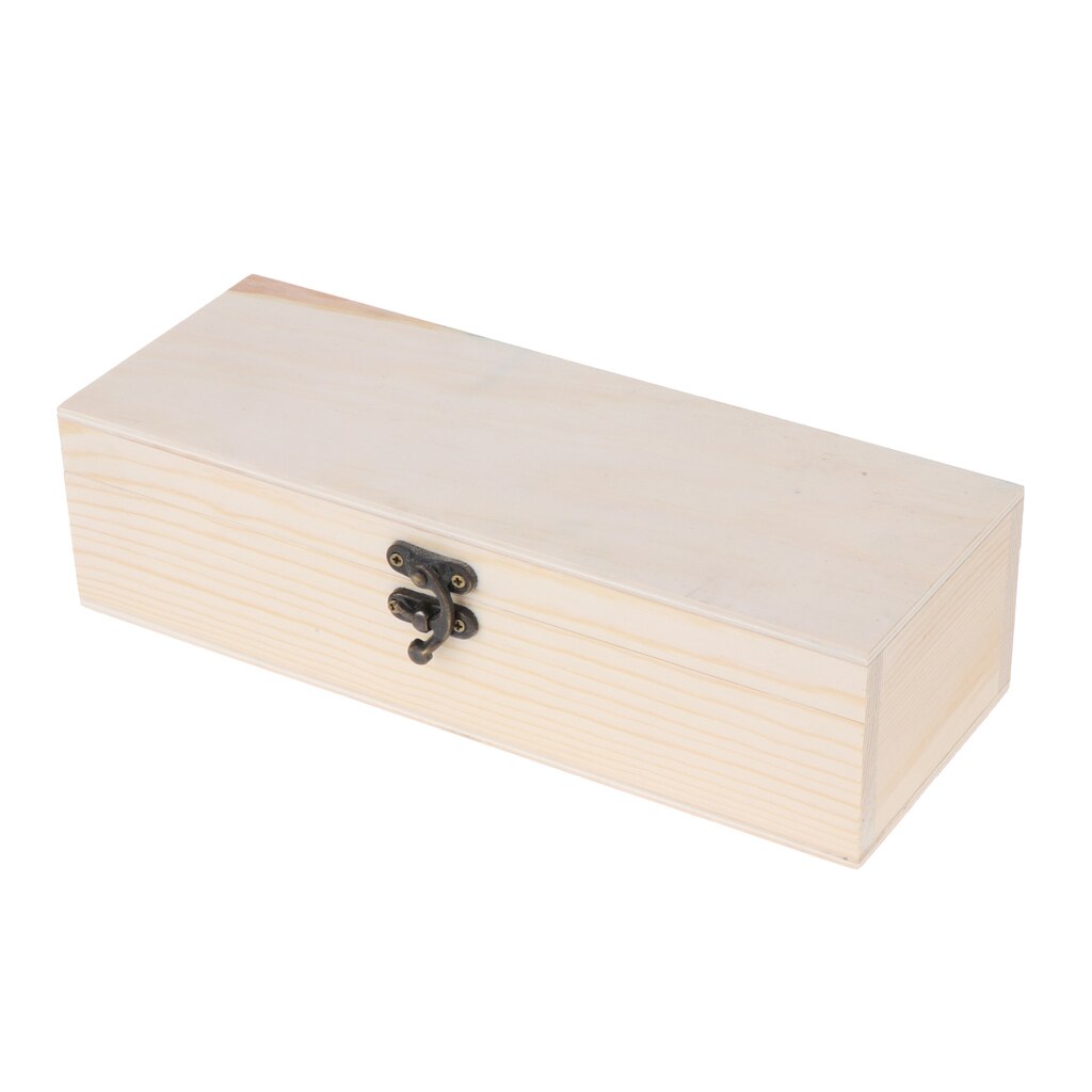 4 Grids Natural Wood Box Wooden Jewelry Organizer ... – Grandado