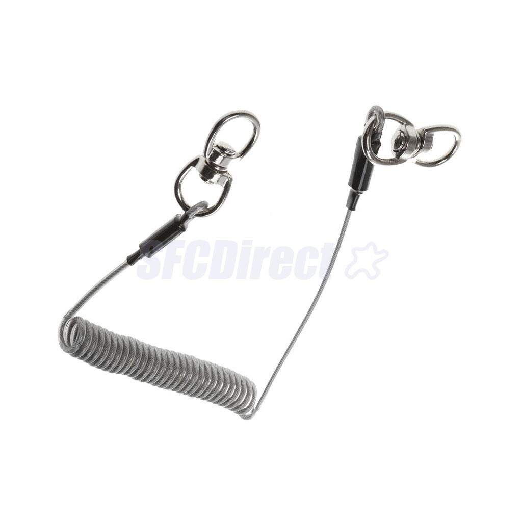 1.6m Retractable Coiled Fishing Lanyard Steel Wire... – Grandado