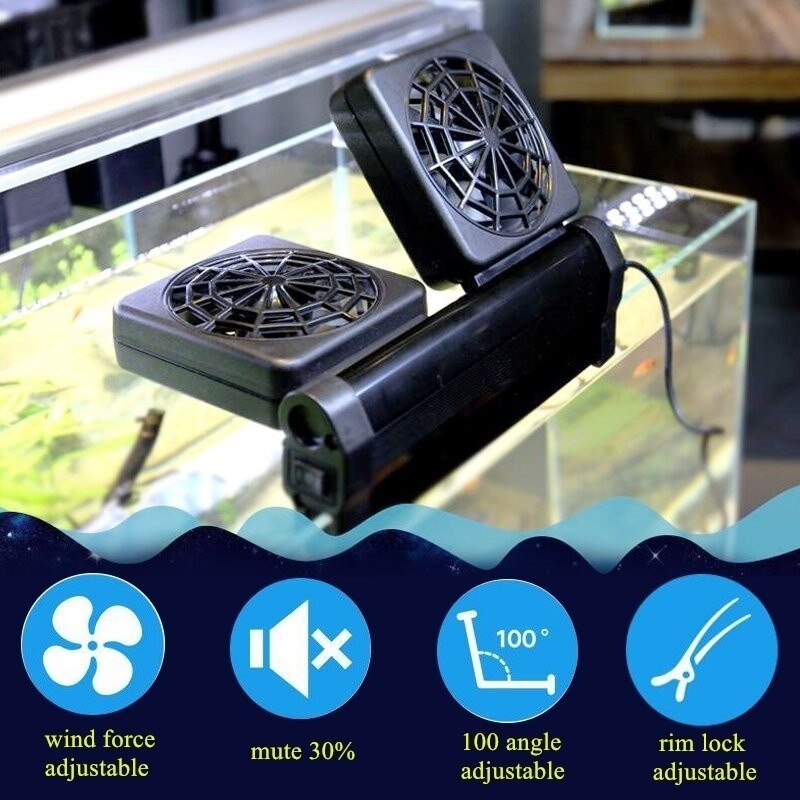 Adjustable Aquarium Cooling Fan Fish Tank Cold Win... – Vicedeal