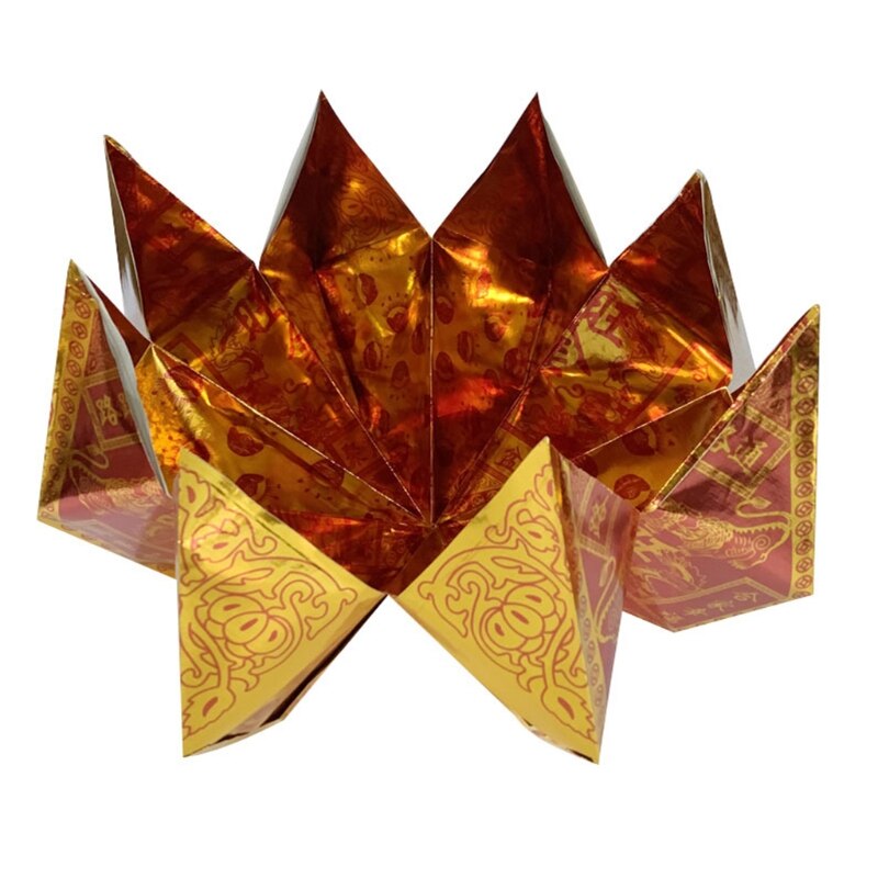 Chinese fragrant paper, gilded lotus cornucopia, b... – Grandado