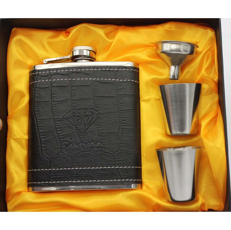 Schnaps flasche set 7 unzen Luxus Männer set mit 1... – Vicedeal