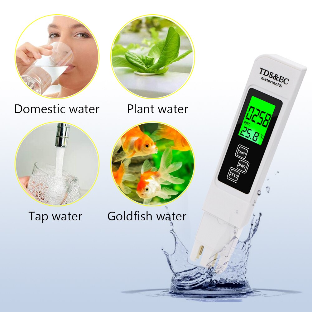 Hardness Testing Instrument EC TDS Tester Water Aq... – Vicedeal