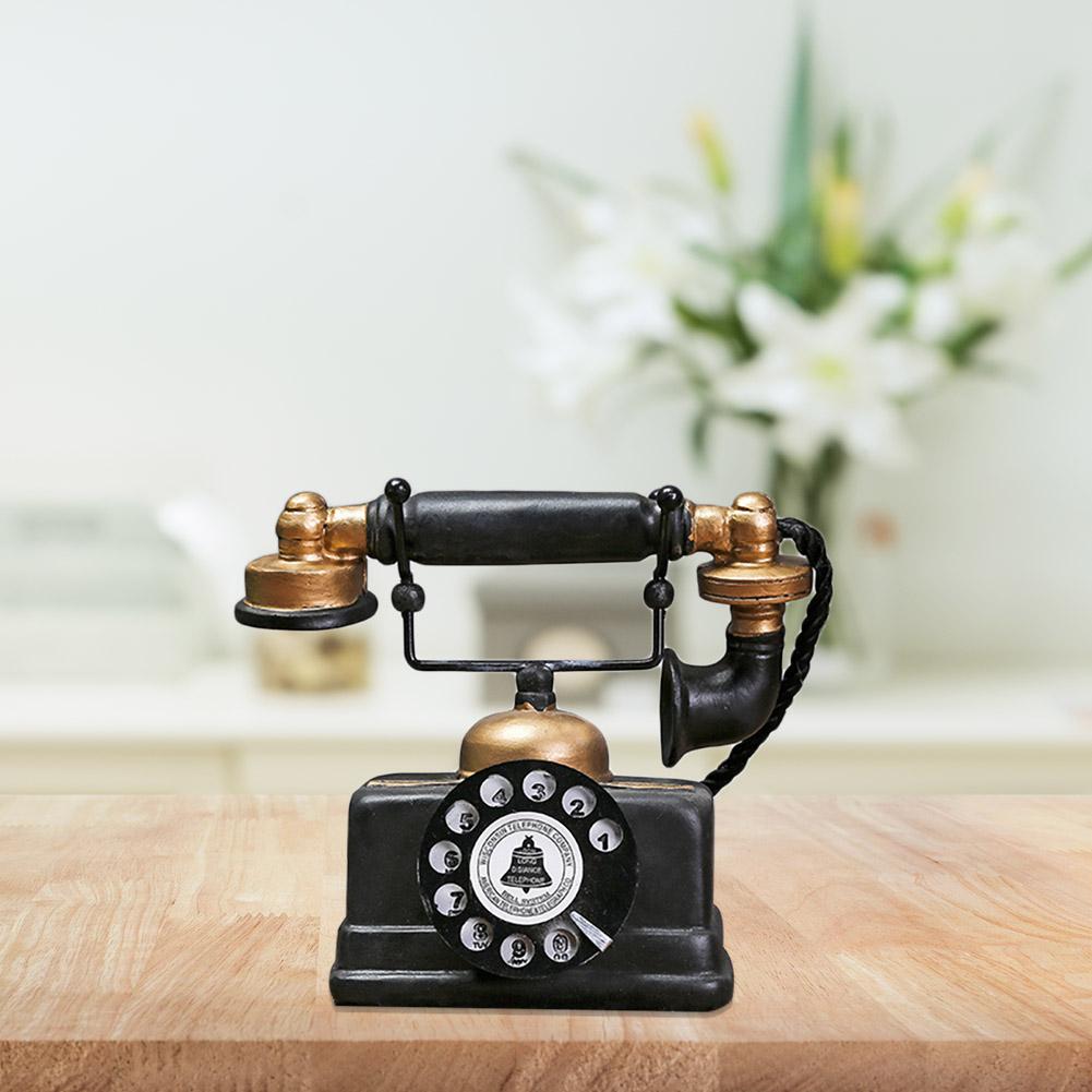 Vintage telefon model antik ornament håndværk hjem... – Grandado