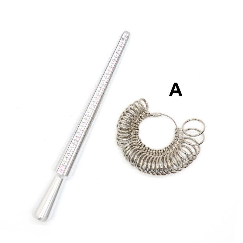 URANN Metal Alloy Ring Size Gauges Set Measuring R... – Grandado