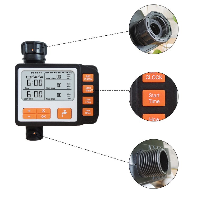 Dwz hage vanning enhet tidtaker irrigasjonskontrol... – Grandado