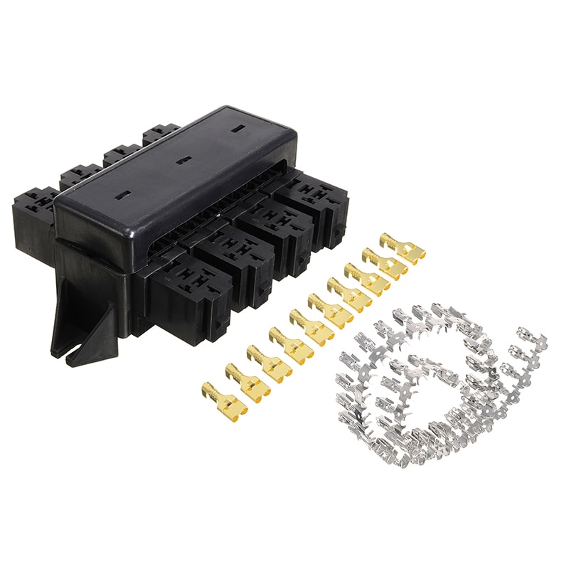 20 Slot Blade Fuse Holder 8 Way Relay Box Circuit ... – Vicedeal