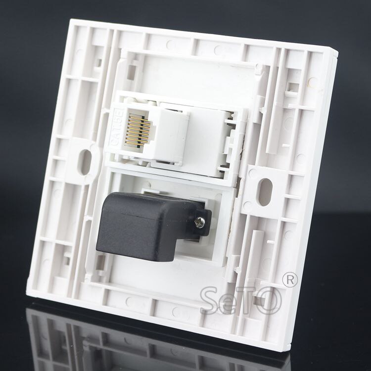 SeTo 86 Type One Port Elbow Insert HDMI + One Port... – Vicedeal