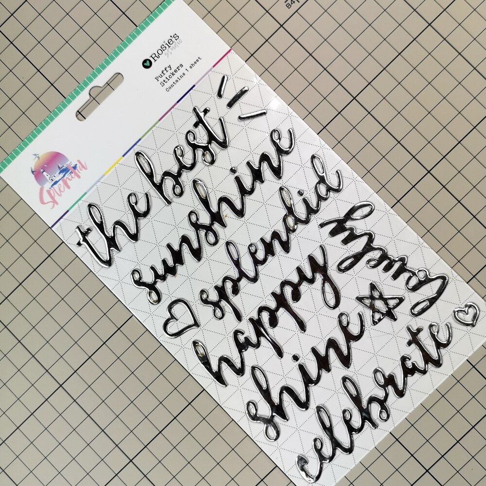 Crzcrafter Puffy Stickers Foil Crafts Scrapbooking... – Grandado