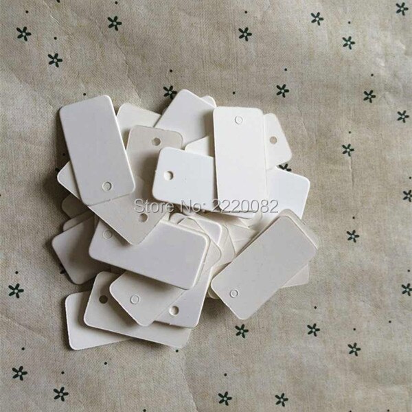 leeg wit 350gsm tag 2x4 cm 1000 stuks veel DIY tag... – Vicedeal