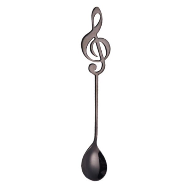 Stainless Steel Musical Notes Guitar Spoon Milk Co... – Grandado