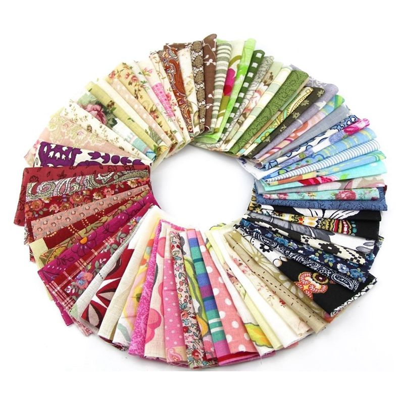 Fabric Patchwork Craft Cotton Material Batiks Mixe... – Vicedeal