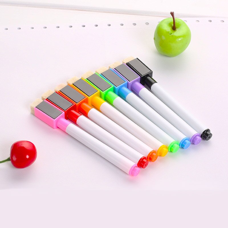 8PC/set Mini Magnetic Whiteboard Marker Pen Plasti... – Grandado