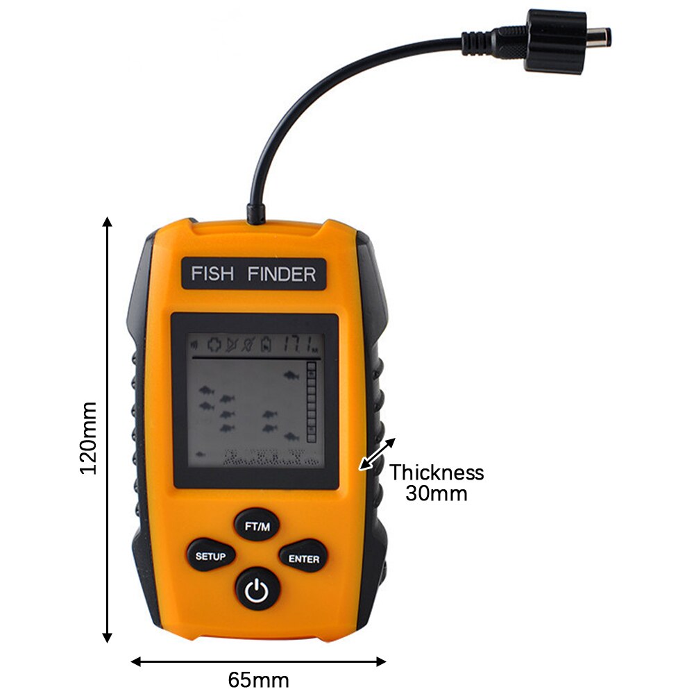 Fishing Detector Portable Sonar LCD Fish Finders w... – Vicedeal