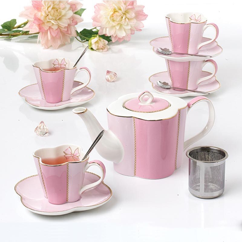 YeFine British Style Afternoon Tea Set Bone China ... – Vicedeal