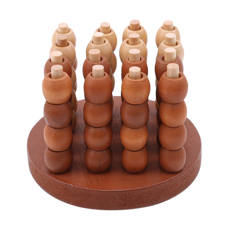 Classic IQ Wood Puzzle Brain Teaser Game 3D Wooden... – Grandado