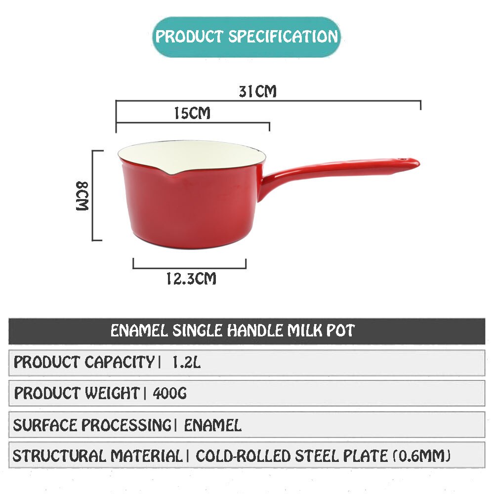 15cm Portable Mini Nonstick Cooking Milk Pot Of Mi... – Vicedeal