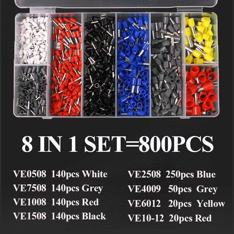 Wire Connect Insulated Terminal Assortment 1200 Wi... – Vicedeal