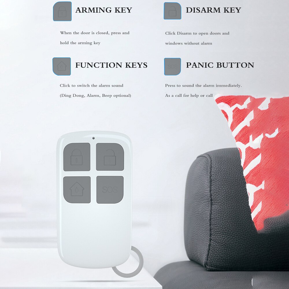 130db Burglar Alarm Remote Controlling Alarm Syste... – Vicedeal