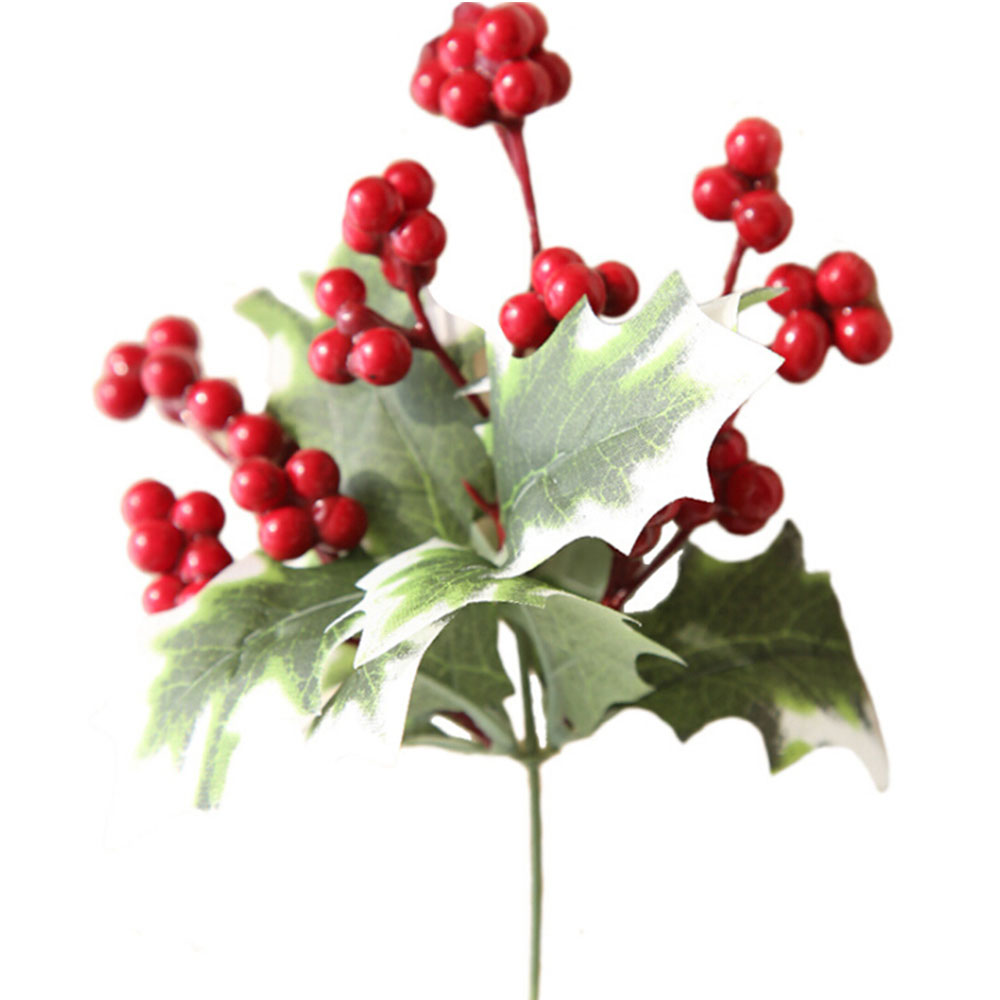 Christmas Tree Artificial Berry Red Fruits Plant B... – Vicedeal