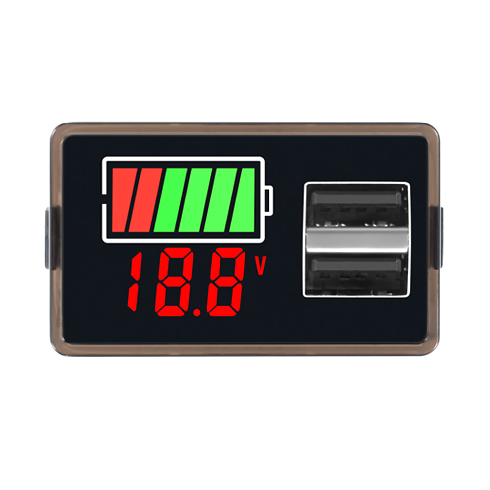 Type-C USB DC8-100V Car Battery Voltmeter Charge L... – Grandado