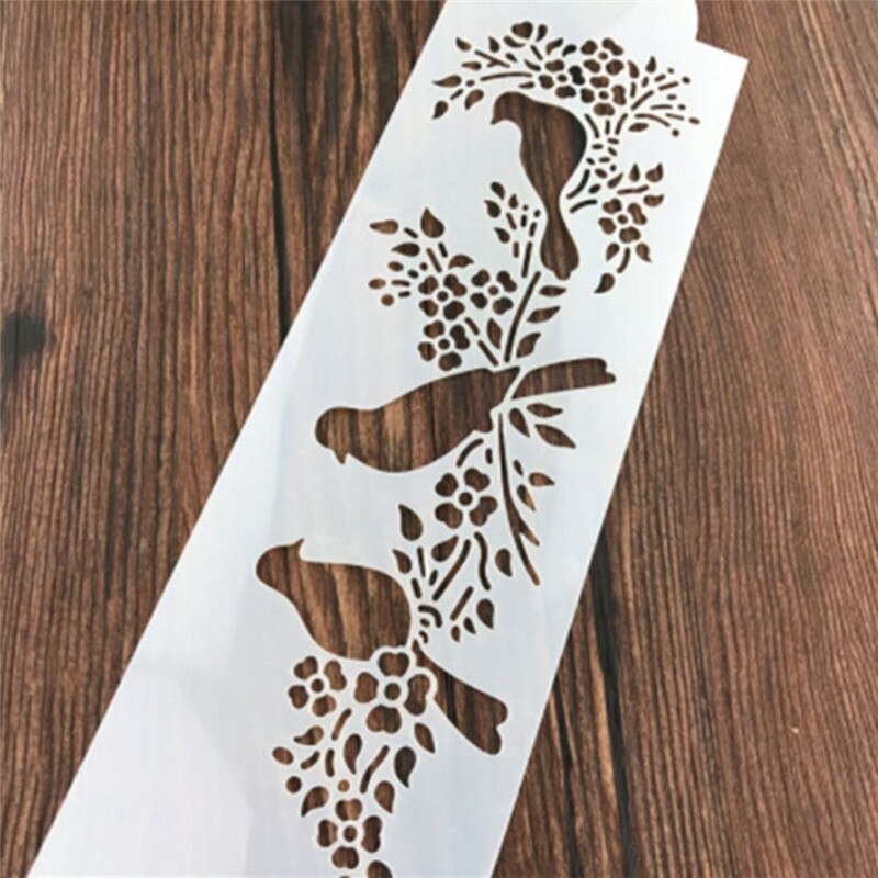 1Pcs Cute Magpie Bird on branches Shape Stencils A... – Grandado