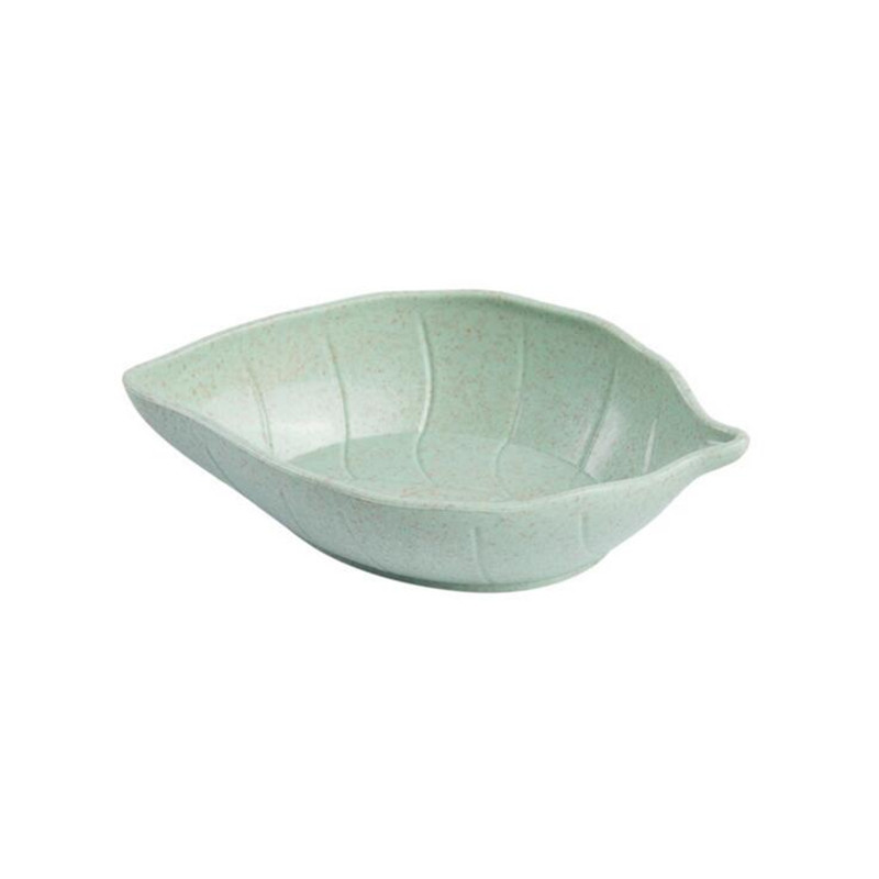 1Pcs Wheat Straw Sauce Dish Leaf Shaped Dinnerware... – Grandado