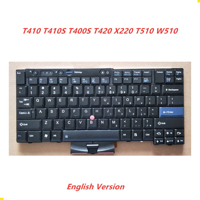 Laptop English Keyboard For Lenovo T410 T410S T400... – Grandado