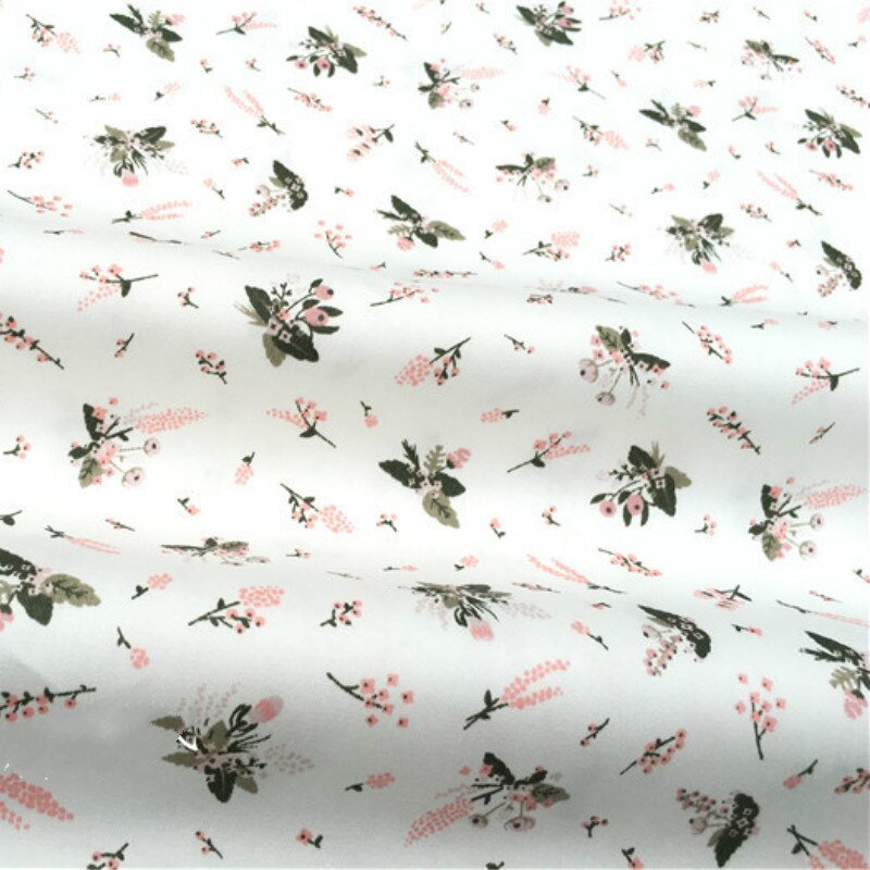 Buulqo 100% Katoen Twill Stof Prints Bloem Materia... – Vicedeal