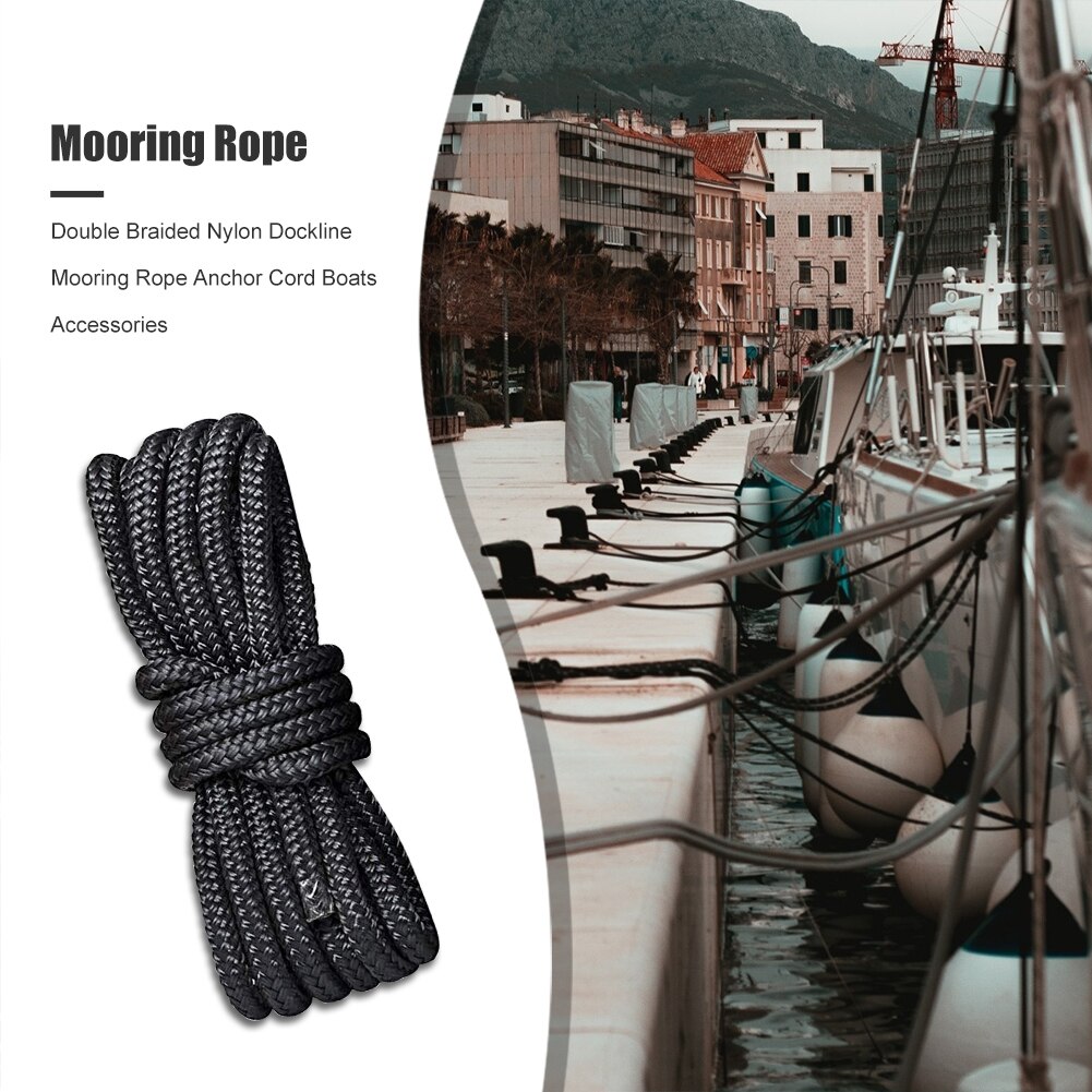 Mooring Marine Rope Double Braided Nylon Dockline ... – Grandado