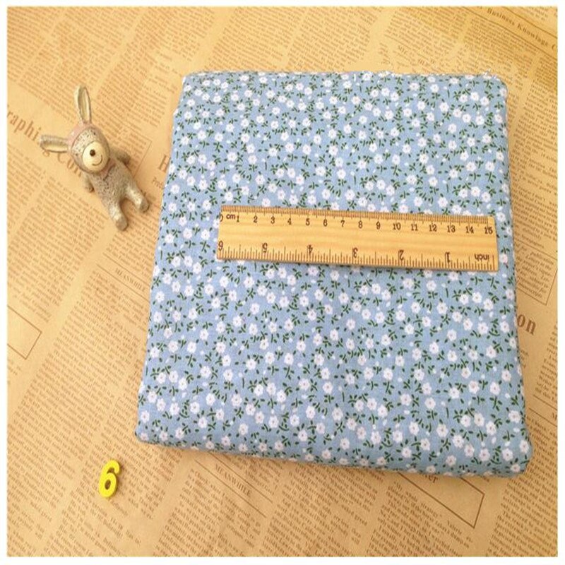 Ibotti 7 stücke 50x50 cm blaue blumen dot grid 100... – Vicedeal