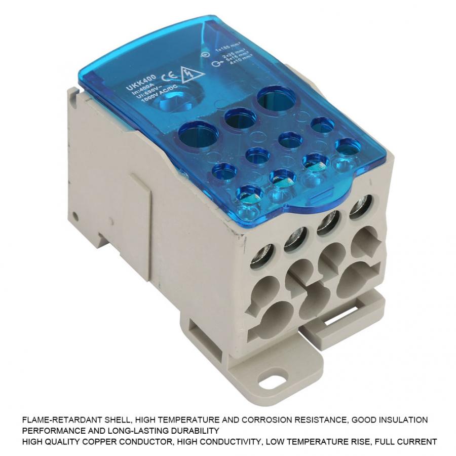 UKK-400A Blok Verdeelkast Din Rail Terminal Univer... – Grandado