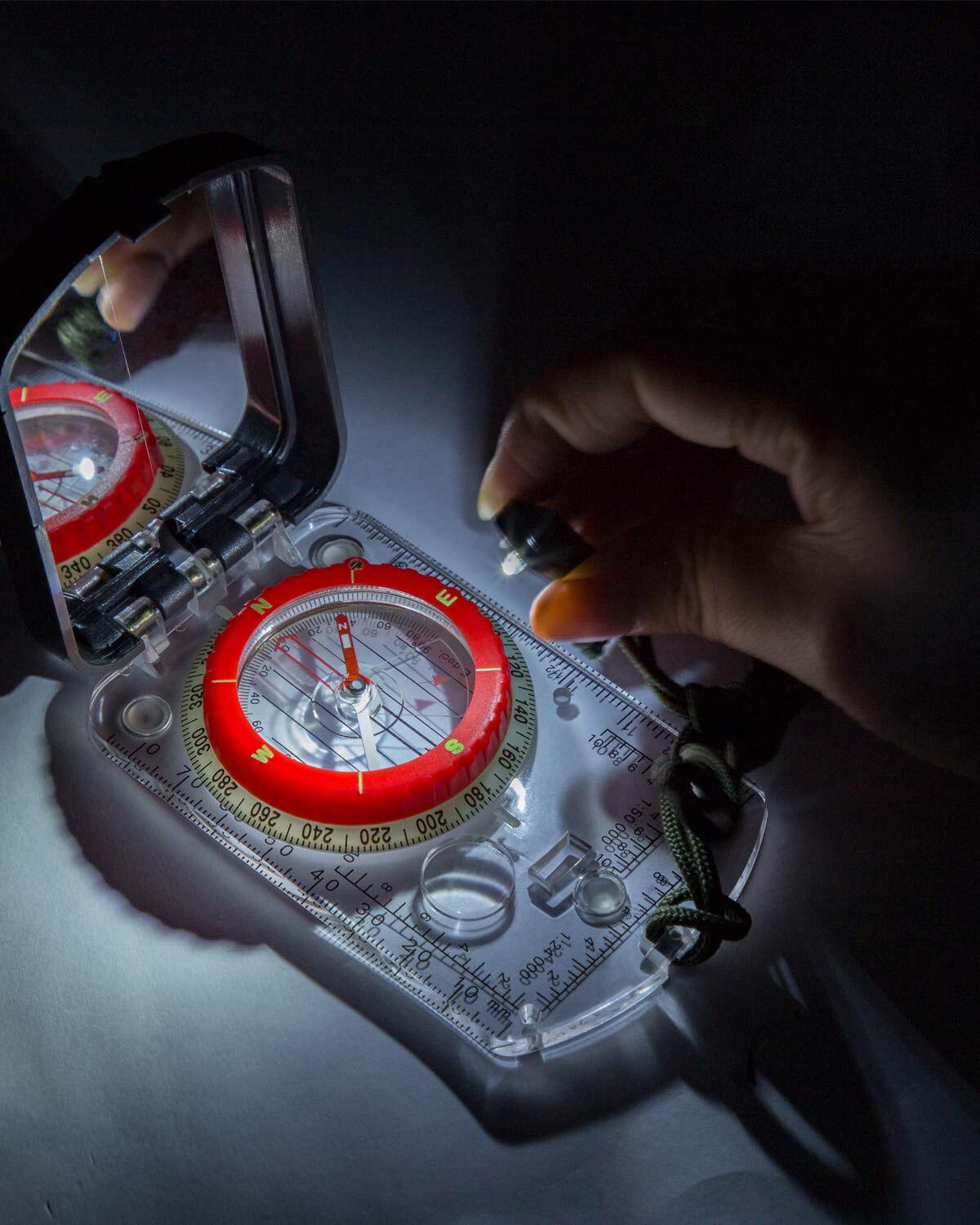 Orienteering Map Compass -Sighting Mirror Compass ... – Grandado