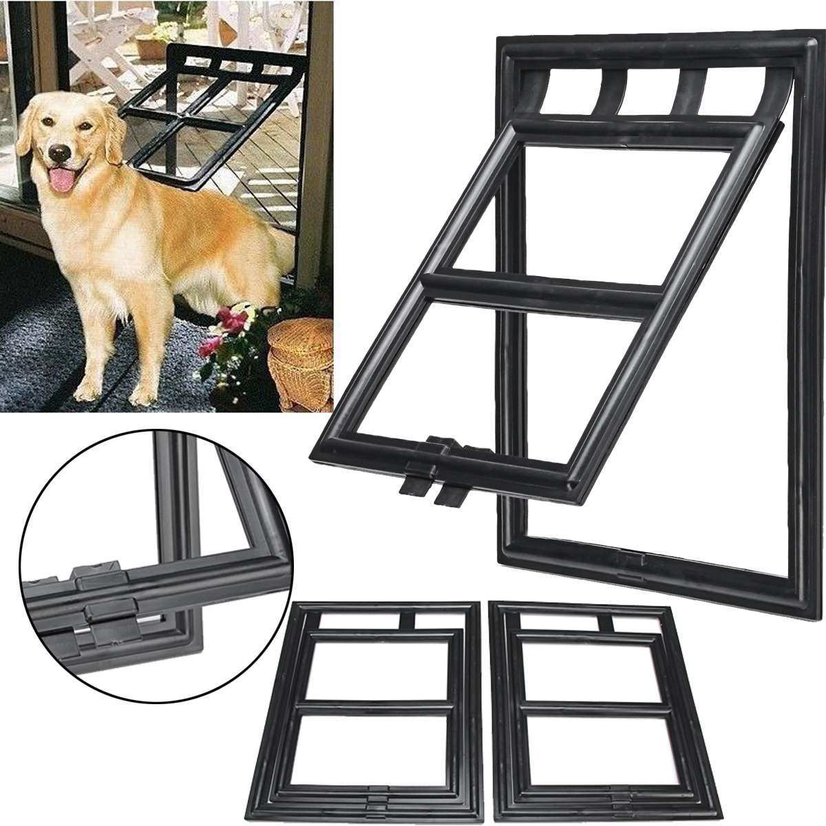 Pet Screen Door Magnetic Automatic Lock Screen Doo... – Grandado