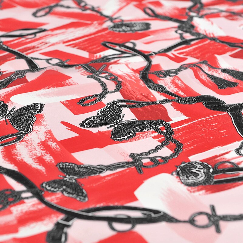 50x135cm 100% natural mulberry silk double joe fab... – Grandado