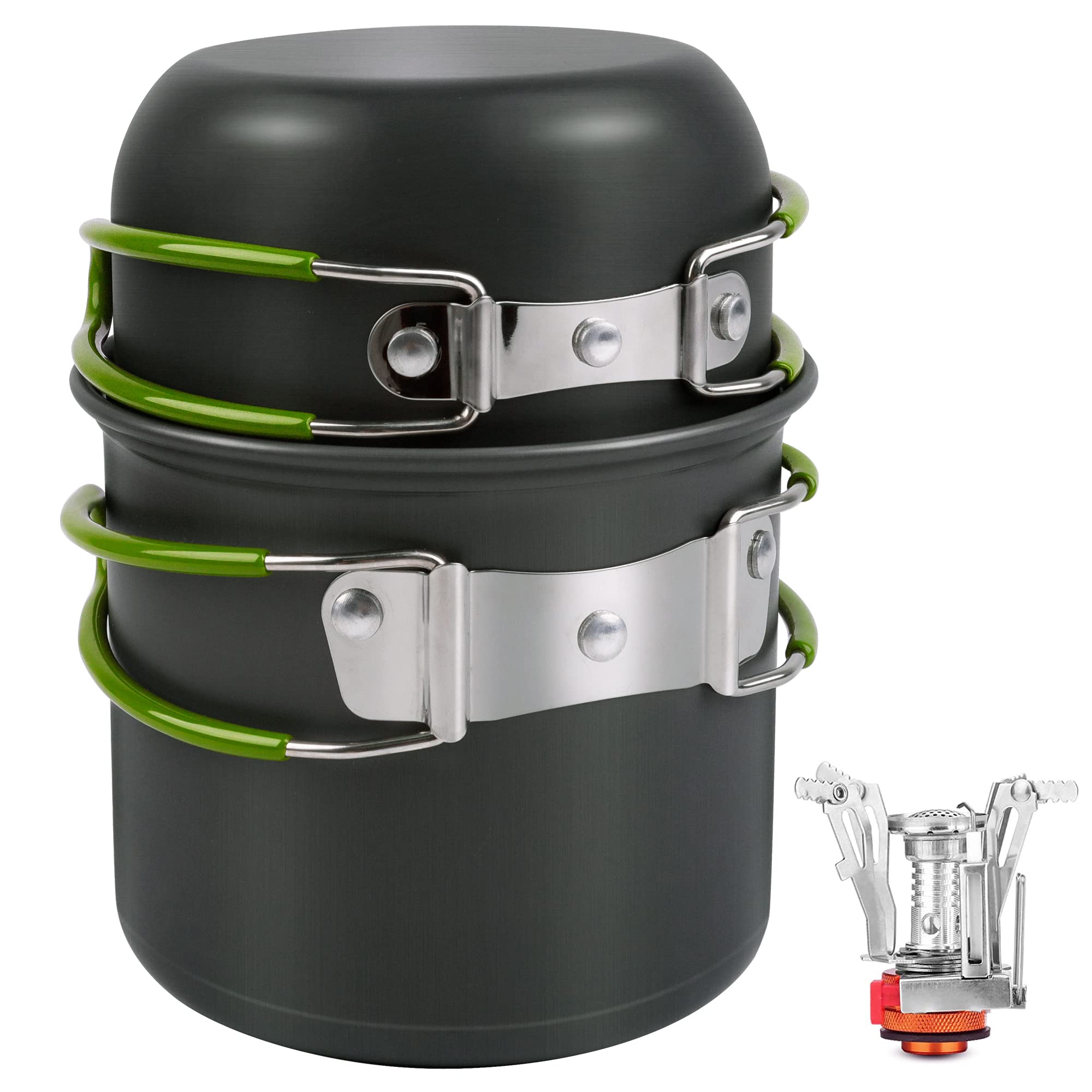 Camping Stove Pan Set Portable Outdoor Backpacking... – Grandado