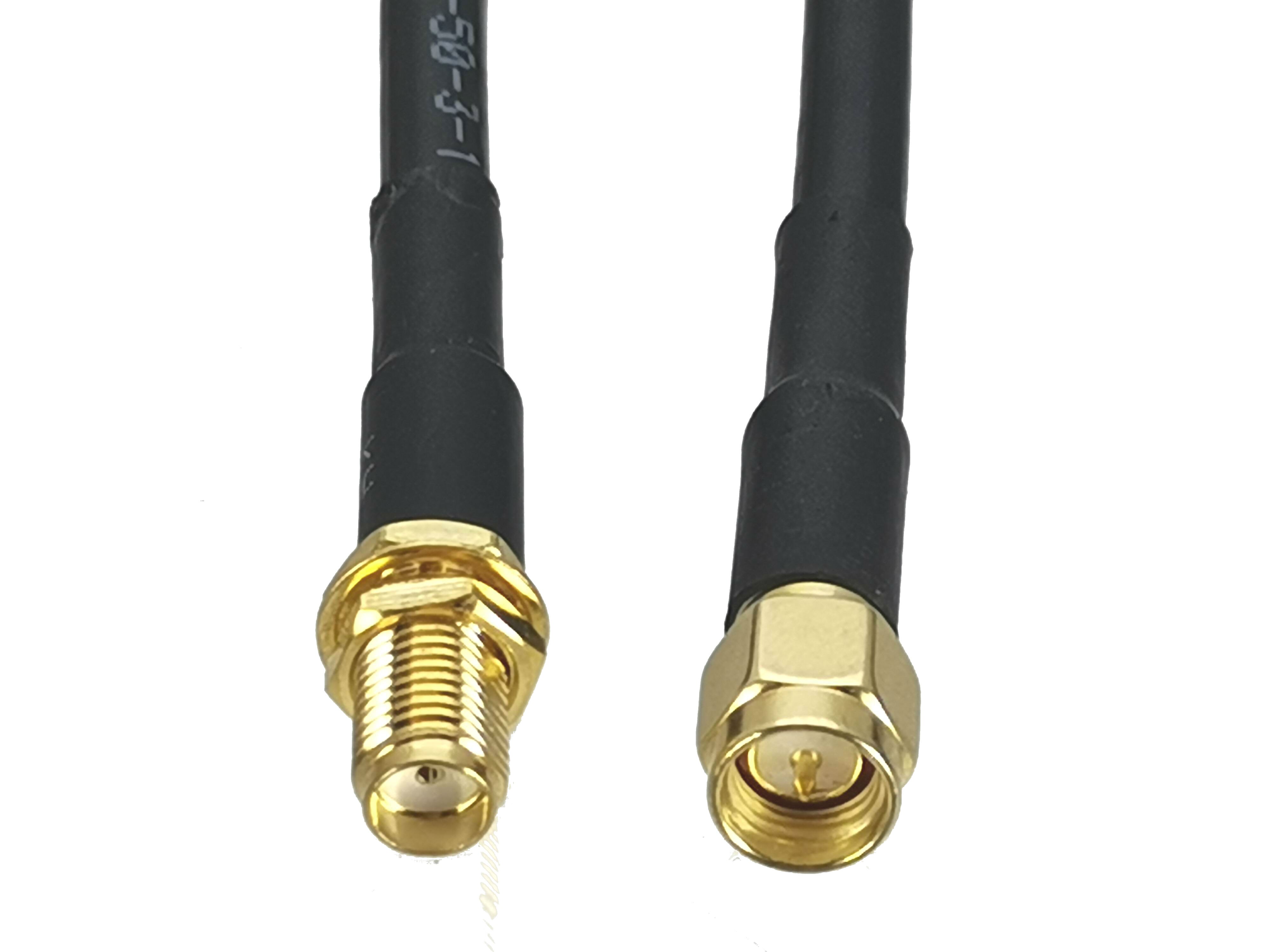 1 stk rg58 kabel sma hanstik til sma hun jack møt... – Grandado