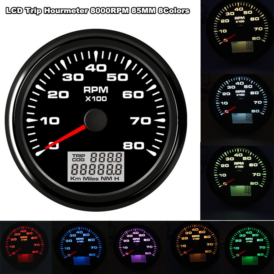 85Mm Digitale Toerenteller 8K Rpm Vessel Tacho Gau... – Vicedeal