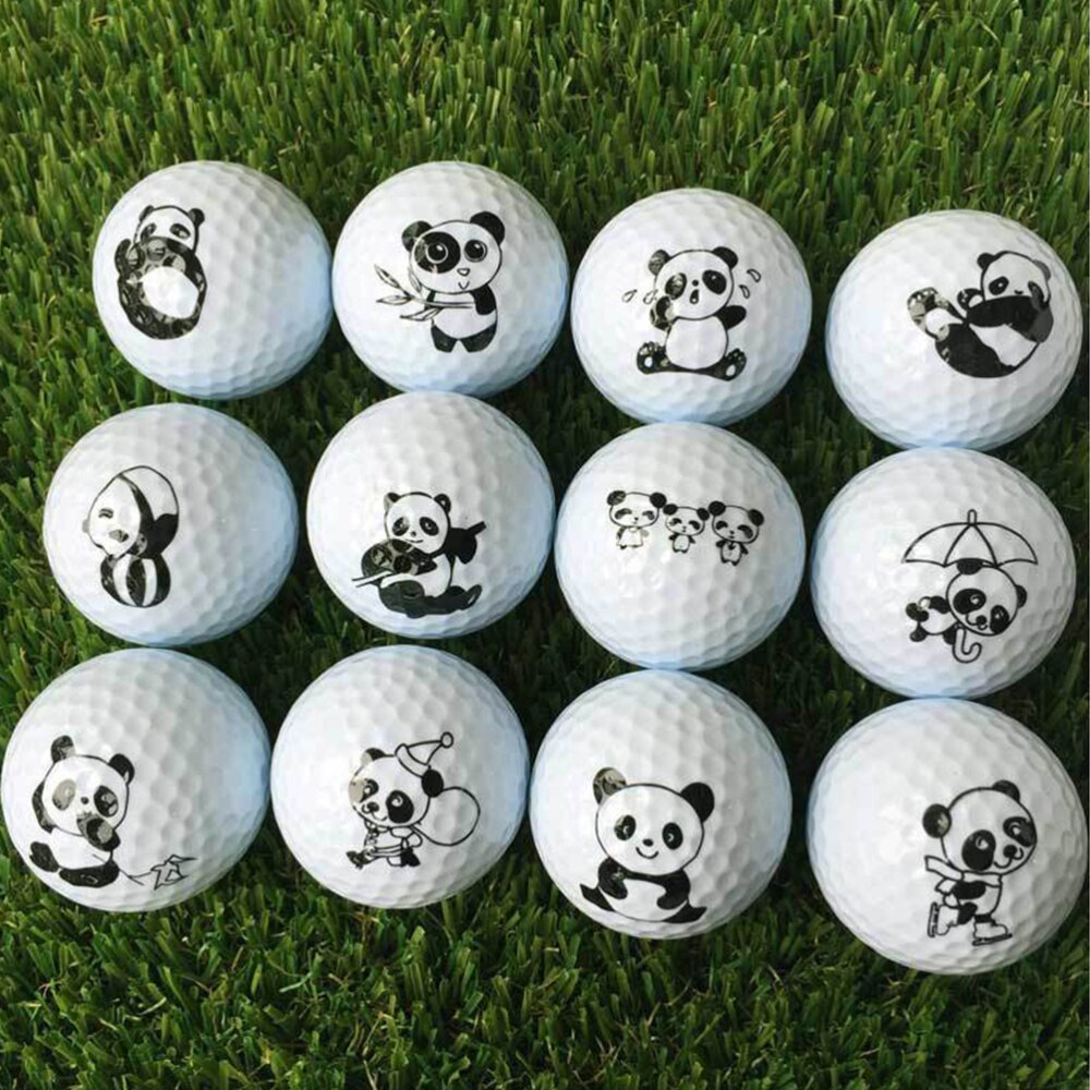 6pcs Cartoon Panda Golf Ball Portable Soft Durable... – Vicedeal
