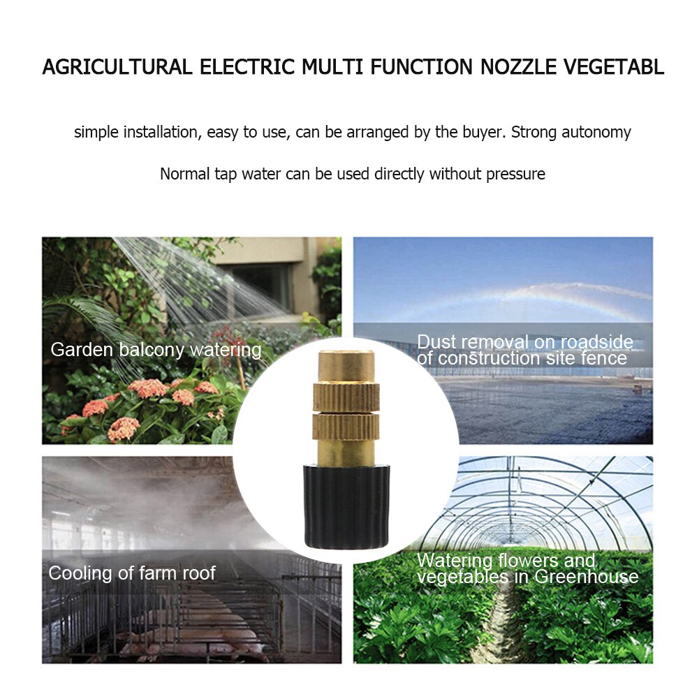 Drip Irrigatie Misting Messing Mondstuk Tuin Spray... – Grandado