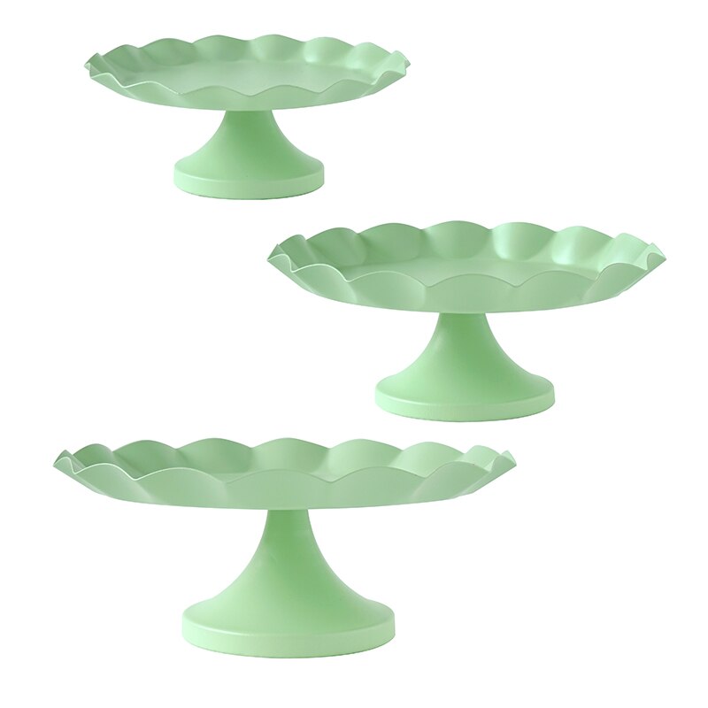 SWEETGO wave edge cake tray cupcake stand cake too... – Grandado