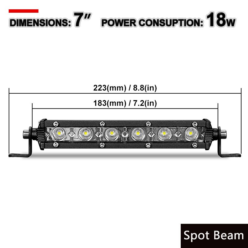 18W 36W 54W Car Work Light Bar Spotlight Searchlig... – Vicedeal