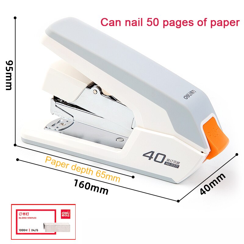 Heavy Duty Nietmachine Moeiteloze Papier Nieten Ma... – Vicedeal