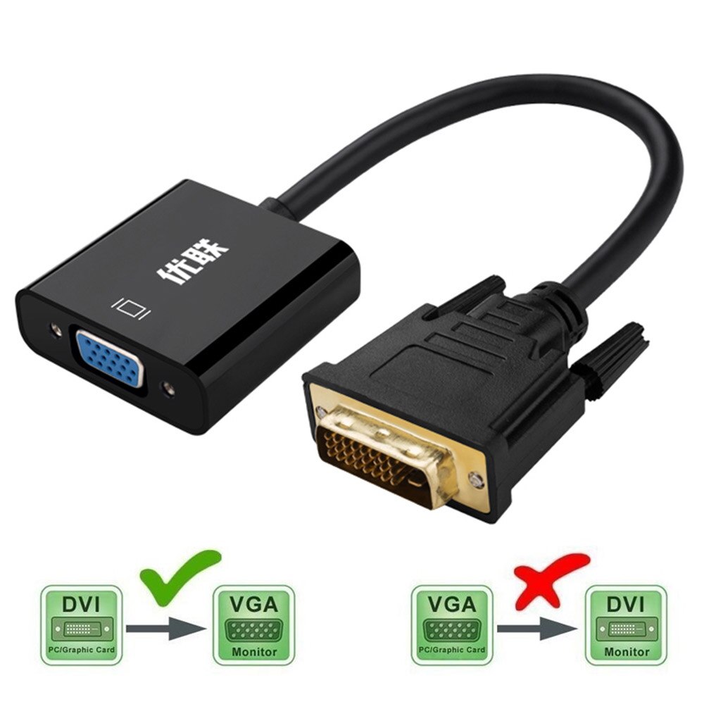 Unnlink Digital DVI-D 24+1 to VGA Converter FHD108... – Grandado