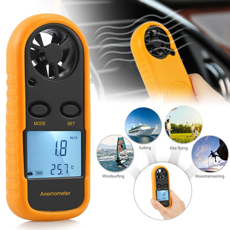GM816 Anemometer Air Wind Speed Gauge Digital Anem... – Grandado