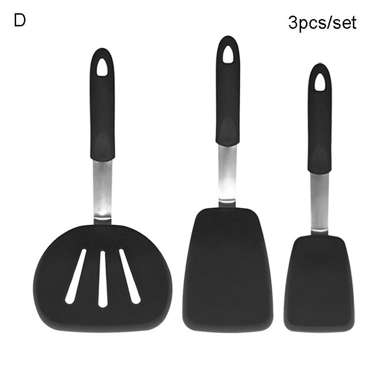 2 Pcs Silicone Turners Spatula Set Pancake Flipper... – Grandado