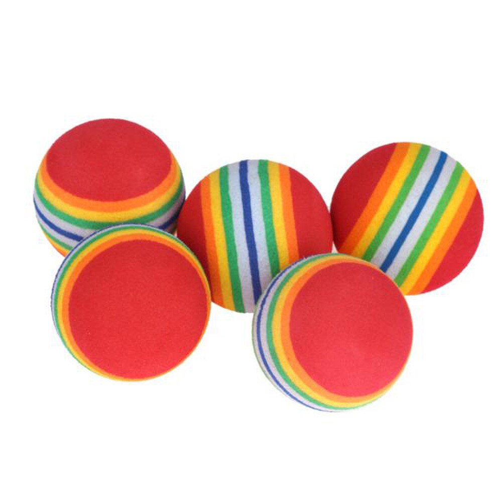 20Pcs/Pack Rainbow Stripe Foam Sponge Golf Balls E... – Grandado