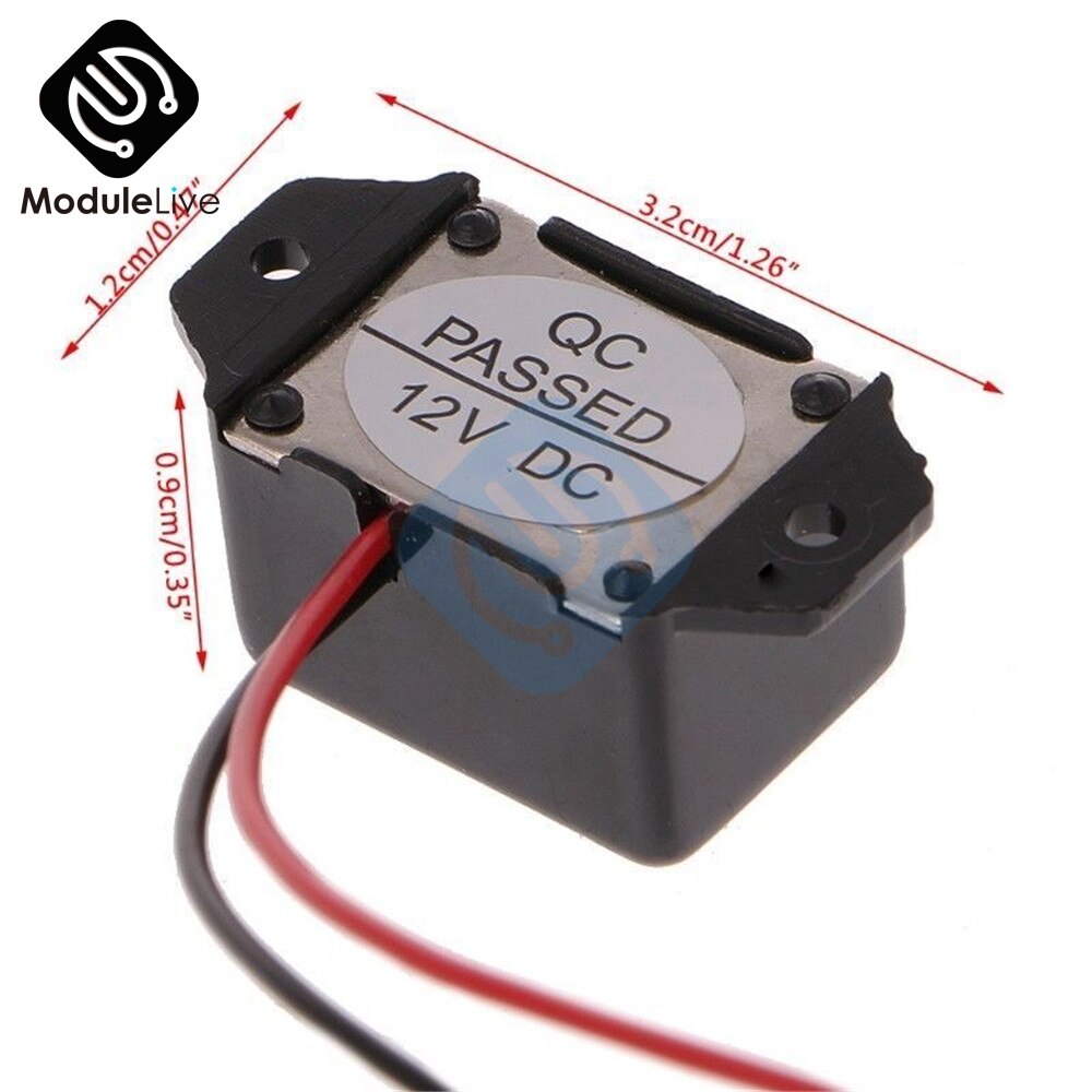 DC 12V 85dB Alarm Buzzer Mini Electronic Alarm Buz... – Vicedeal