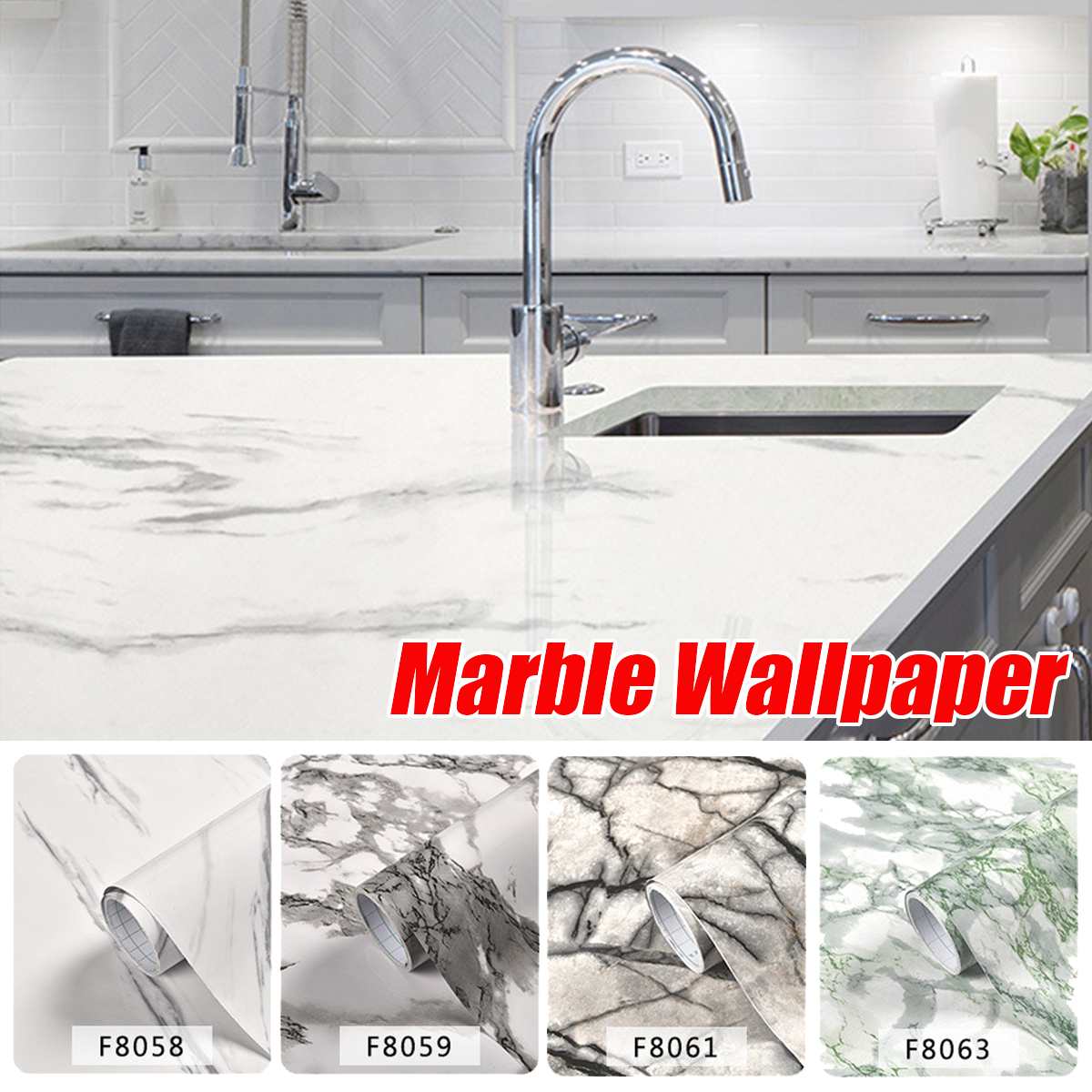 10M Waterdichte Pvc Imitatie Marmer Patroon Sticke... – Grandado